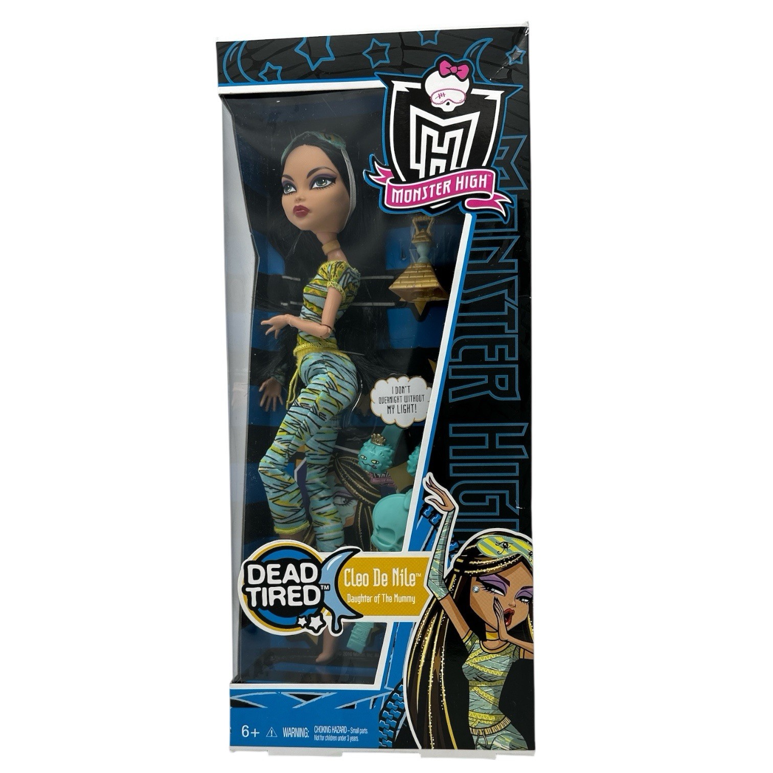 Mattel Monster High Dead Tired Cleo De Nile Daughter of the Mummy 2010 ...