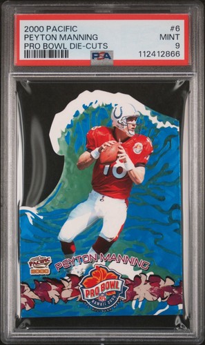 2000 Pacific Pro Bowl Die-Cuts Peyton Manning 6 PSA 9 | eBay