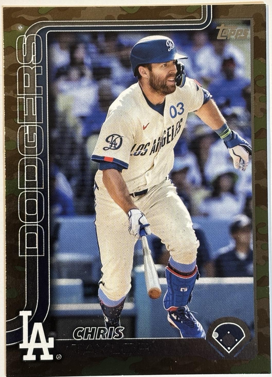 2025 Topps Series 1 - Chris Taylor #53 Memorial Day Camo /25 for sale ...
