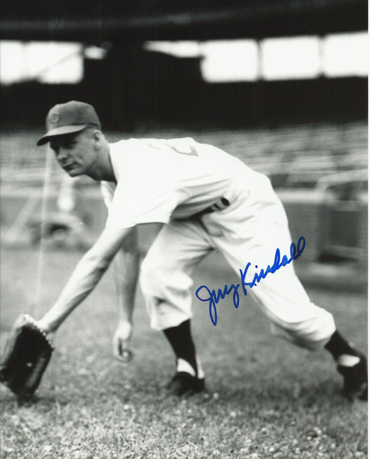 Jerry Kindall 1956-1961 Chicago Cubs Wrigley Field Autographed 8x10 ...