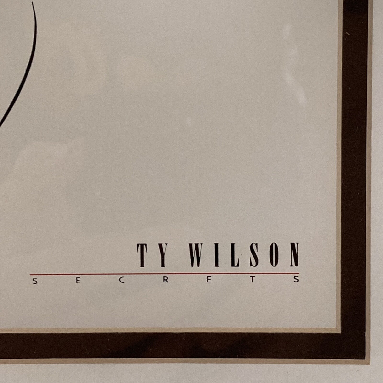TY WILSON Secrets Matted and Framed Art Print 12 X 16 Made in Italy | eBay