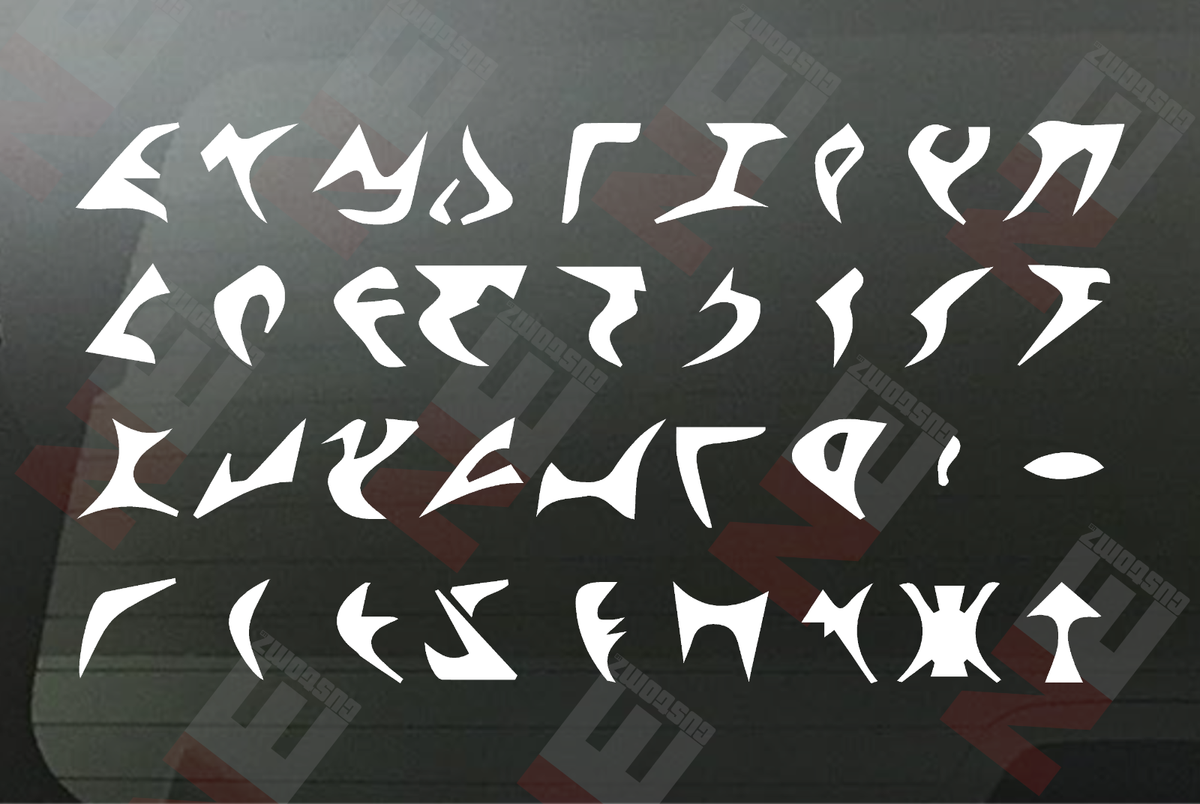 Klingon Alphabet The Man Who Invented Star Trek's Klingon Language