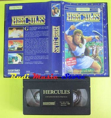 film VHS HERCULES cartone animazione 1995 GOODTIMES 02-0059703 (F48) no ...