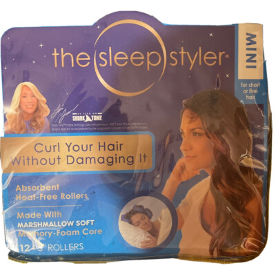 The Sleep Styler Mini heat-free Nighttime Hair Curlers 12 pack | eBay