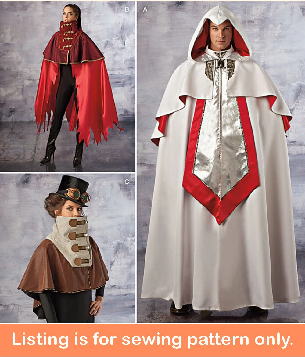 Assassins Creed Hood Sewing Pattern
