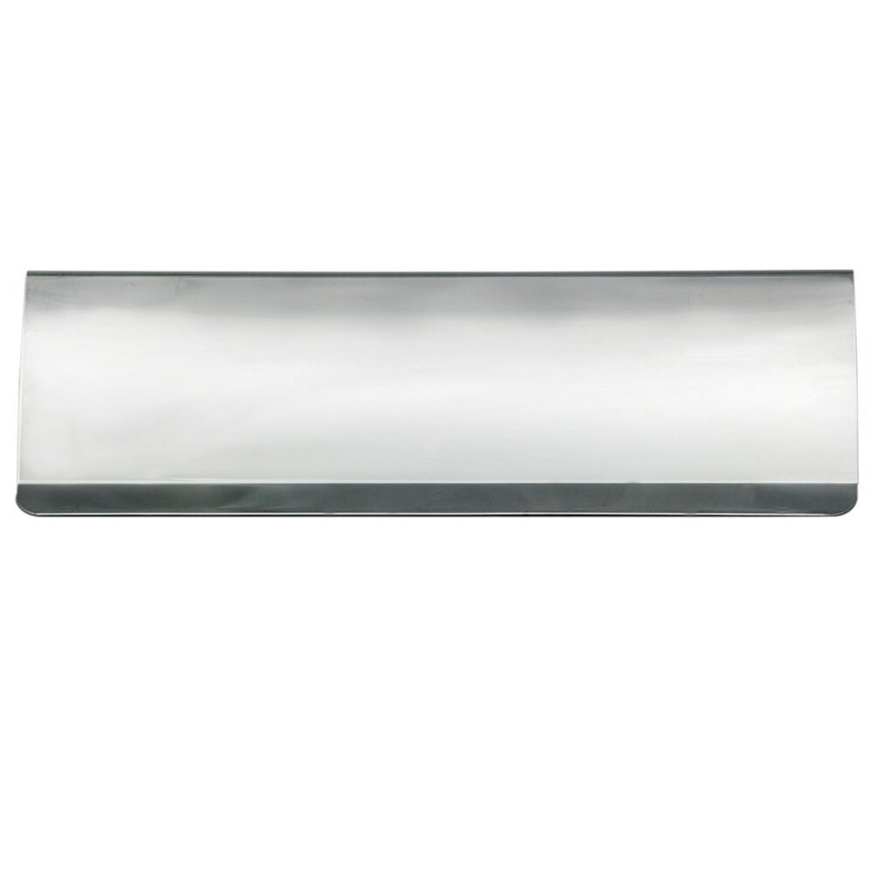 Interior Letterbox Plate Tidy Cover Flap 300 x 95mm Satin Steel ...