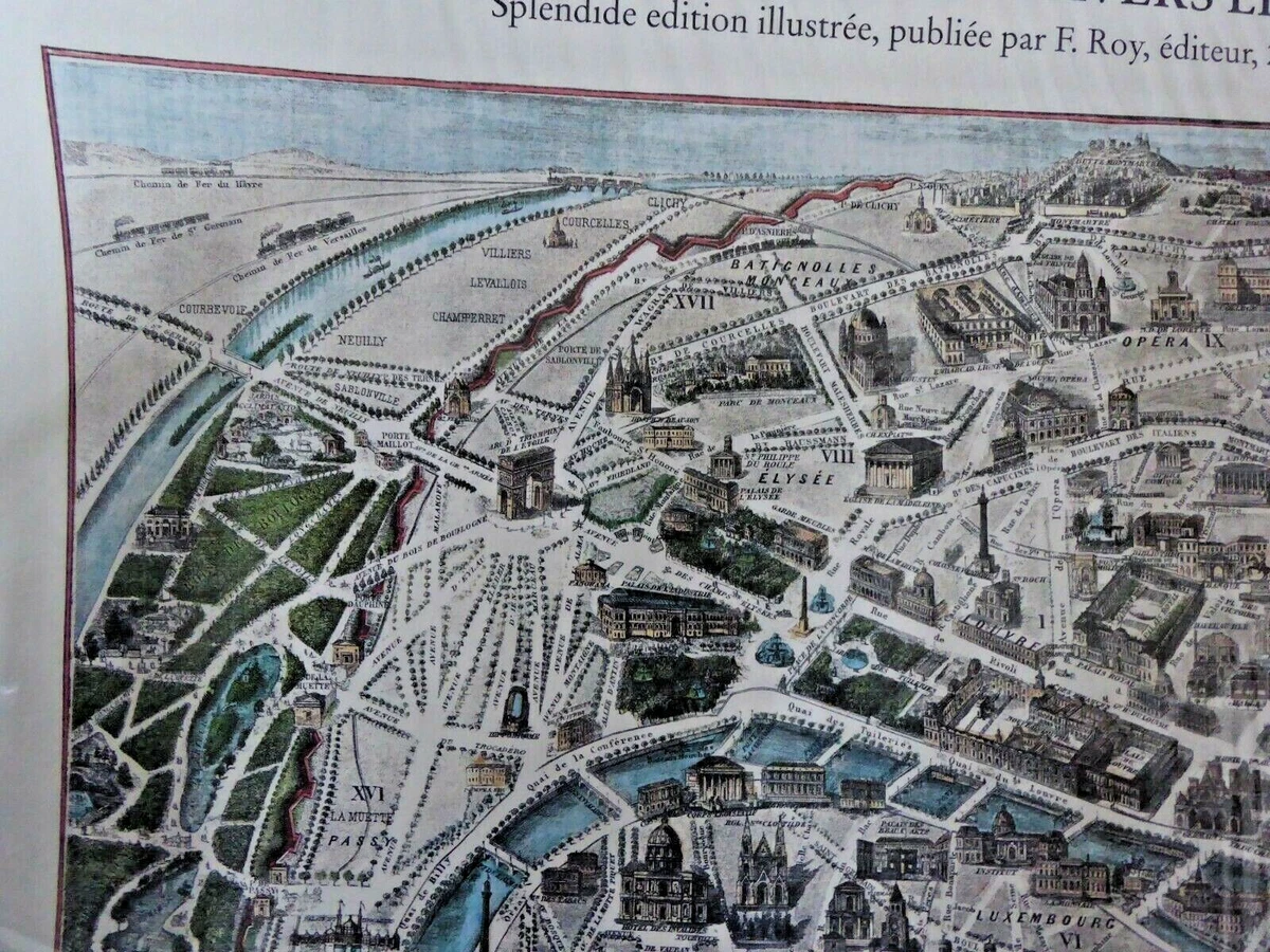 Map Of France With Monuments