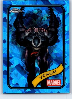2025 Topps Marvel Comics Chrome Sapphire Venom Base Blue | eBay
