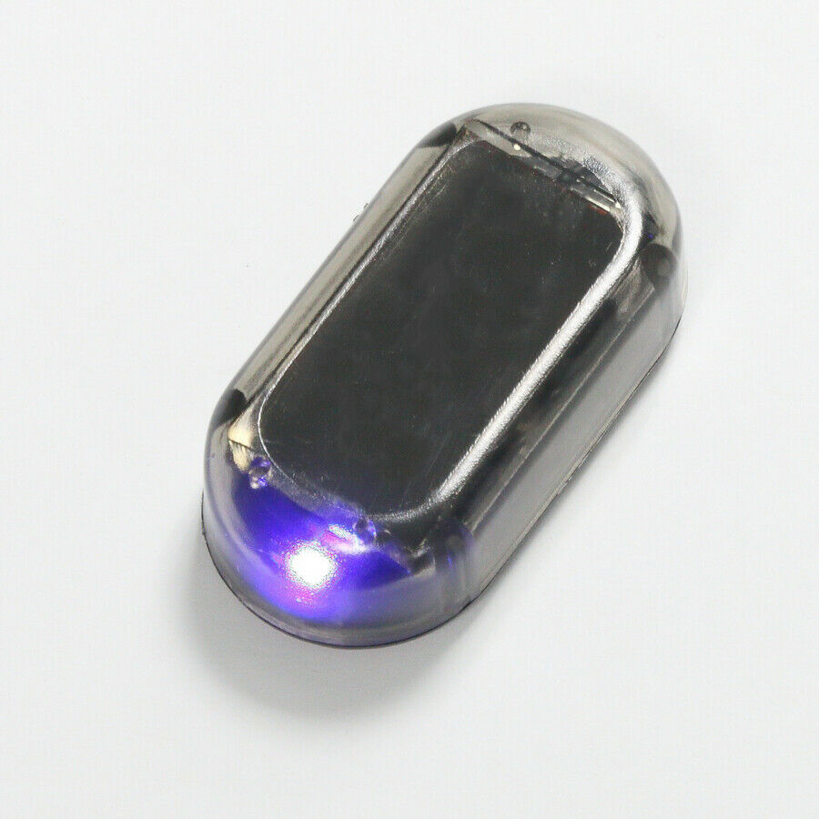 Blue Light Strobe Light Alarms Car Alarm LED Light Solar Signal Light ...