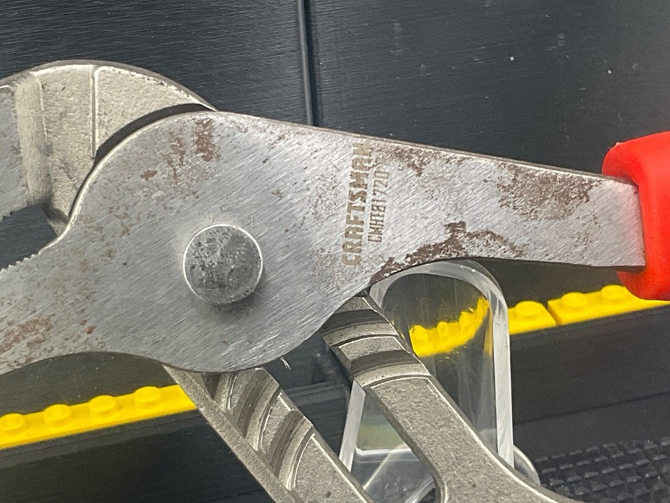 craftsman CMHt1720 adjustable Slotted Channel Lock 10" Pliers 1pc used ...