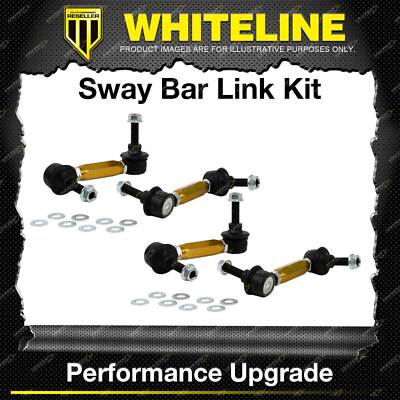 Whiteline Front + Rear Adj Sway Bar Link Kit for Ford TE50 TL50 TS50 AU ...