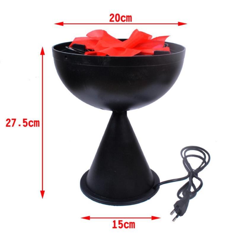 Halloween Electronic Simulation Fake Flame Fire Hanging Lamp Brazier ...