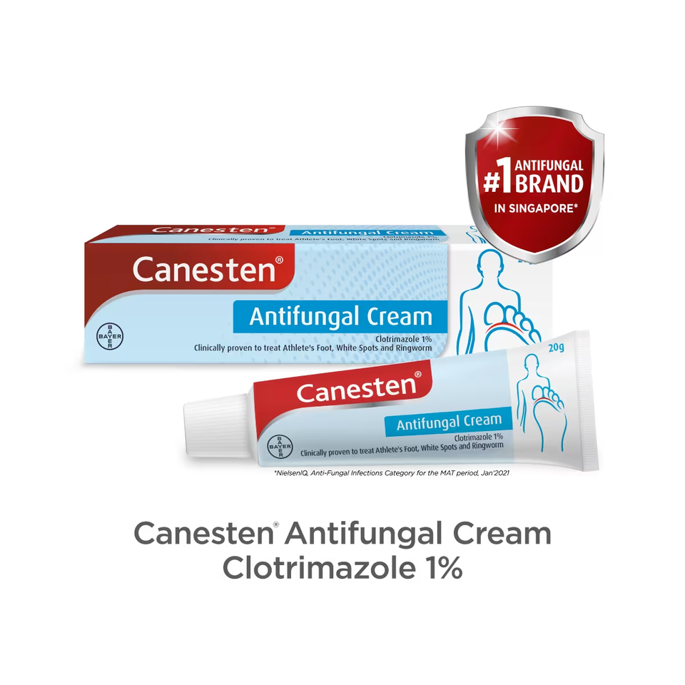 Canesten Anti-Fungal Cream | Relieves Itching, Ring Shaped Rash ...