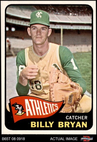 1965 Topps #51 Bill Bryan Athletics 8 - NM/MT | eBay