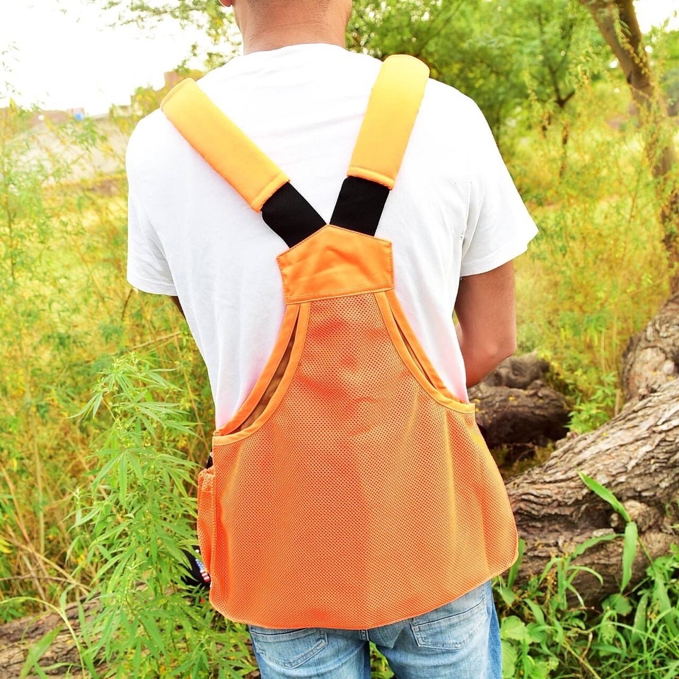 Upland Hunting strap vest Waxed water proof canvas Camping vest Hunting ...