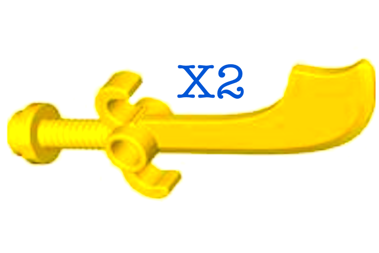 Lego Scimitar Sword minifigure Ninja Weapon New | eBay