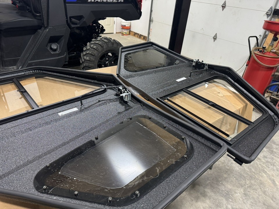 2018-2025 Polaris Ranger 1000 Crew Cab Armor Tech Steel Hard Door Doors ...