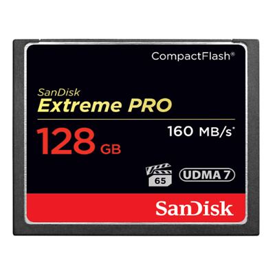 SanDisk Extreme Pro 128GB CF VPG65 UDMA 7 160MB/s Compact Flash Memory ...