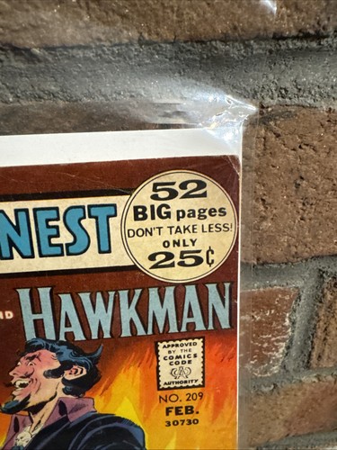 World's Finest Comics #209 – DC (1972) Superman Hawkman Hawkgirl – Neal ...