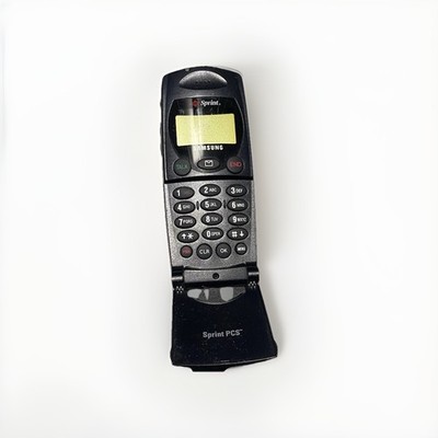 Samsung Sprint Black PCS SPH 200 Vintage Cell Phone Early 2000s Retro ...