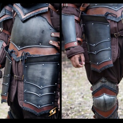Metal Armour Rogue Tassets - Epic Dark Ideal for LARP or Costume | eBay UK