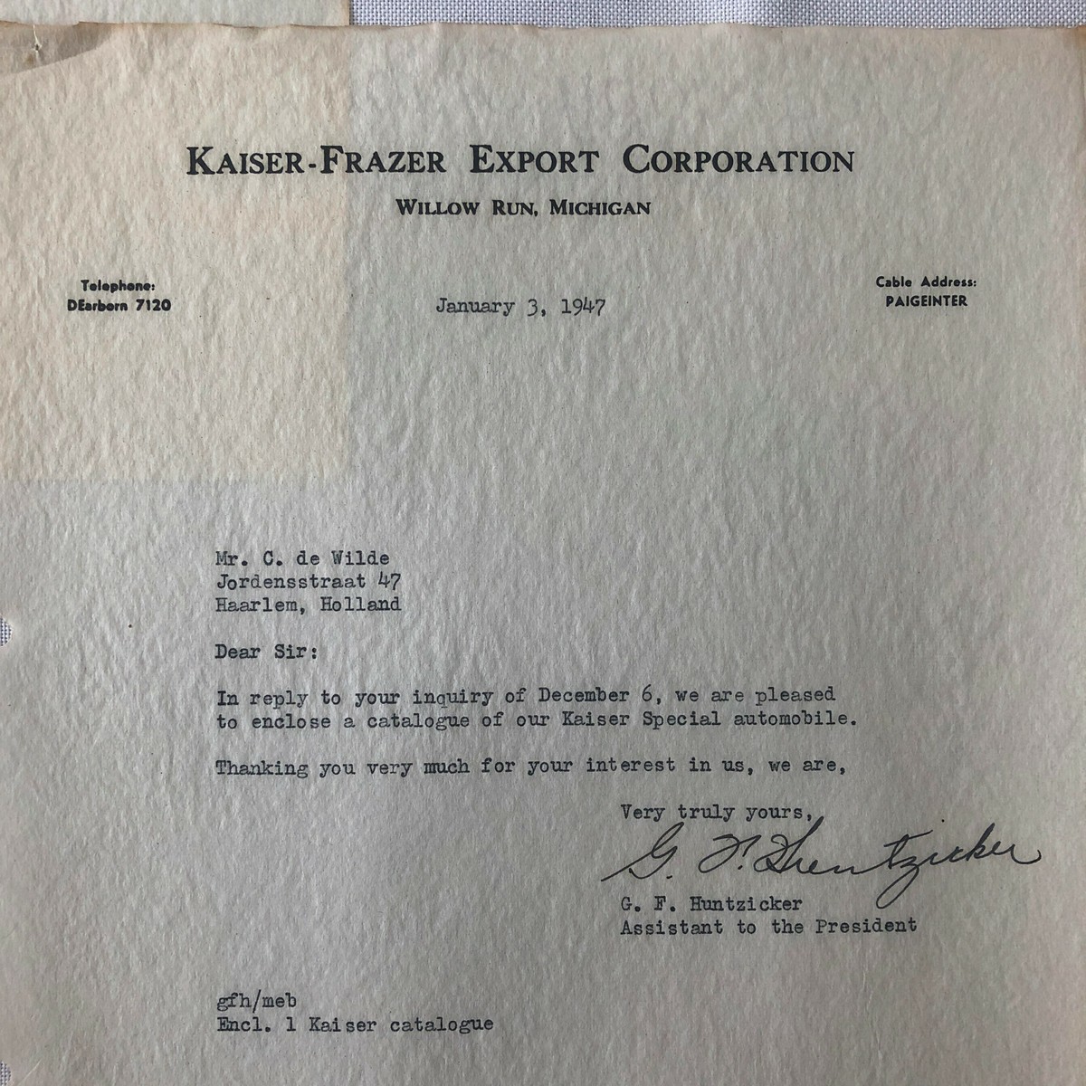 Kaiser Letterhead