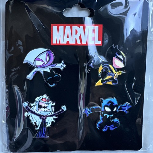 NYCC 2021 Skottie Young 4-Pin Set SHURI BLACK PANTHER GHOST SPIDER ...