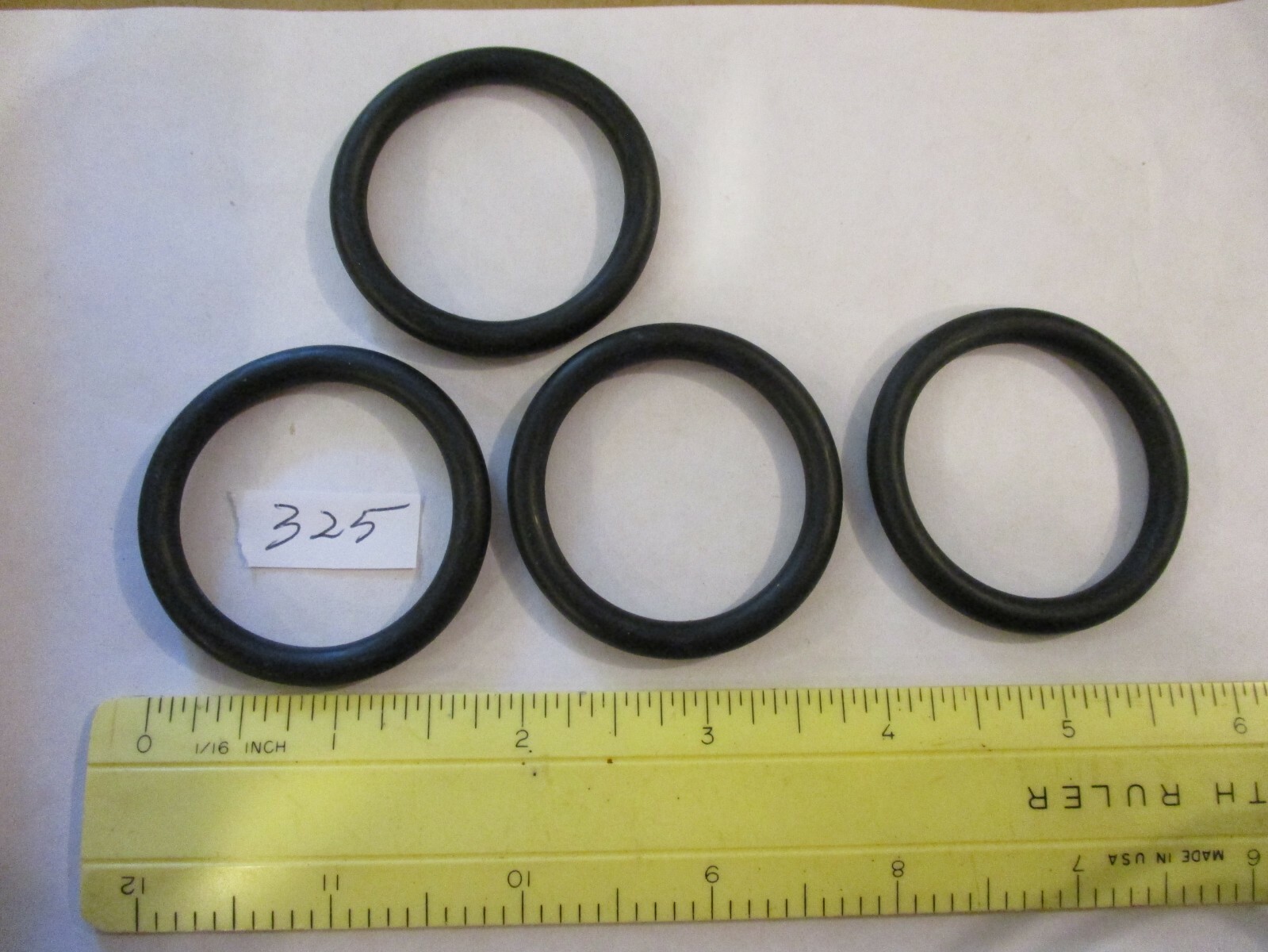 325 O-ring 1-1/2" ID x 1-7/8" OD x 3/16" thick. Buna-70. Quan 4 | eBay