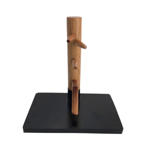Chinese mini statue Wing Chun Stake Wooden Dummy Martial Arts Table ...
