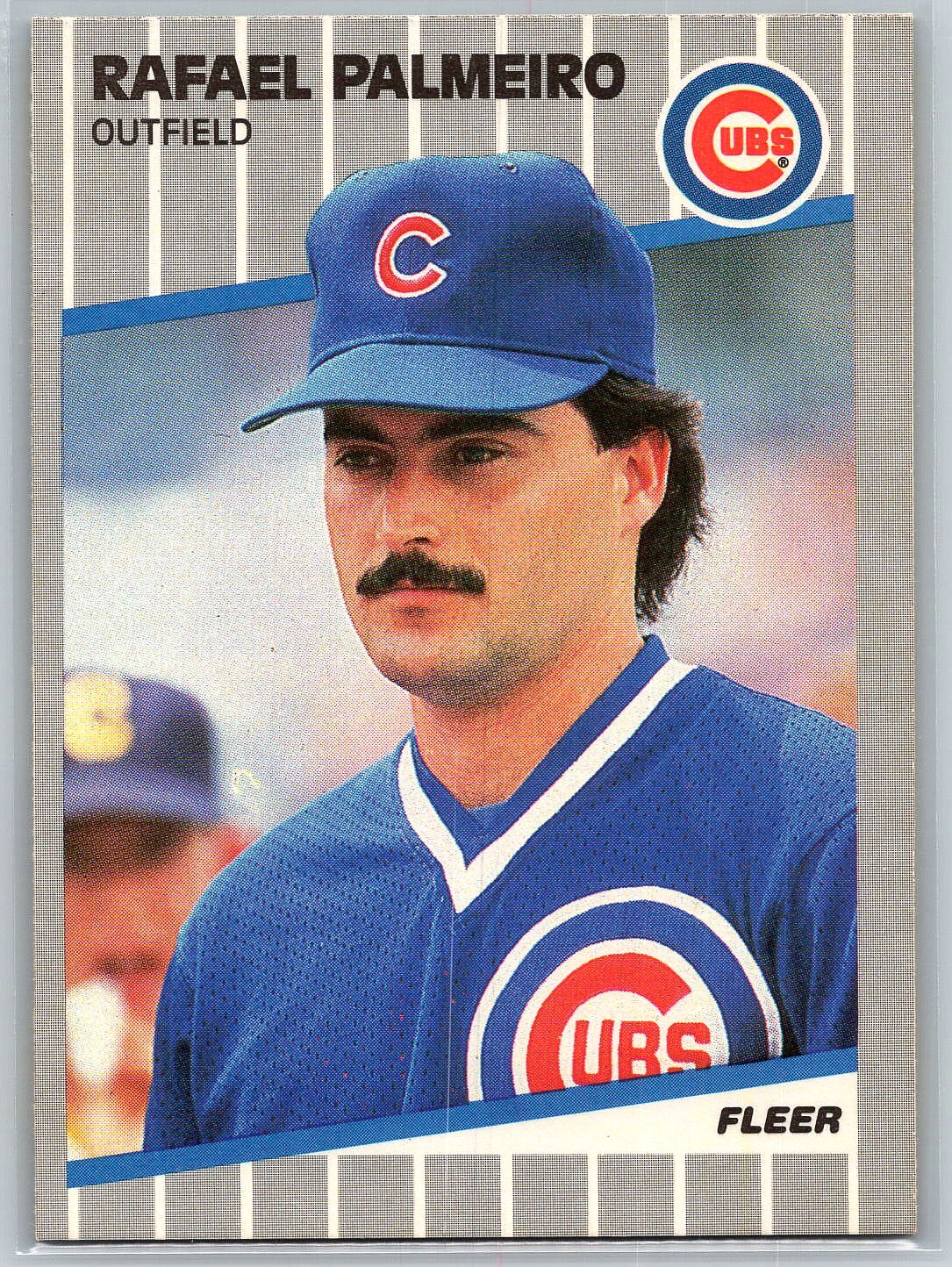 1989 Fleer Rafael Palmeiro Chicago Cubs #434 A1F | eBay