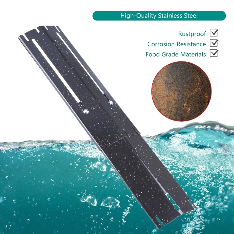 Heat Plate Shield Adjustable Heat Tent Burners Covers Strips Grill ...