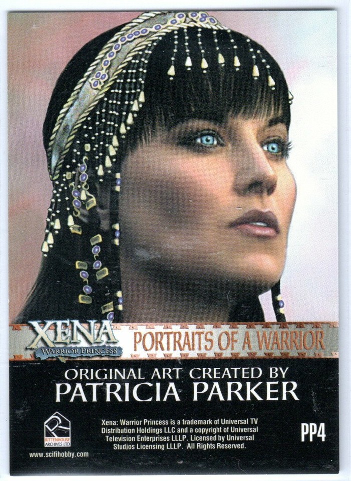 XENA 2004 ART & IMAGES PORTRAITS OF A WARRIOR PP4 INSERT TRADING CARD ...