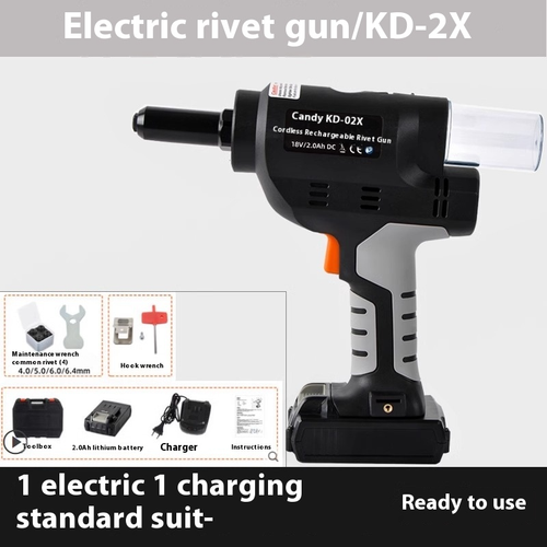 Multi-functional Automatic Rivet Nail Gun Rechargeable Electric Nut ...