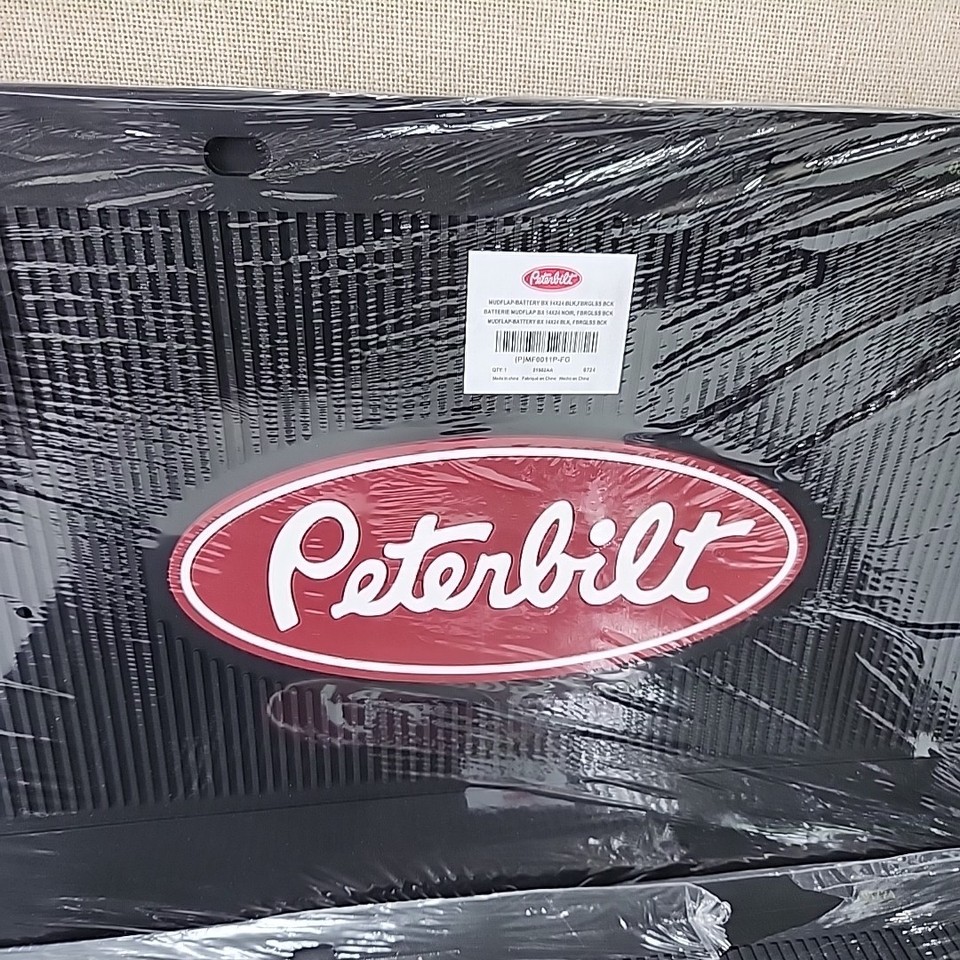 Peterbilt Peccar 24"x14"x1/4" Battery Box MF0011P-FG Rubber Semitruck ...