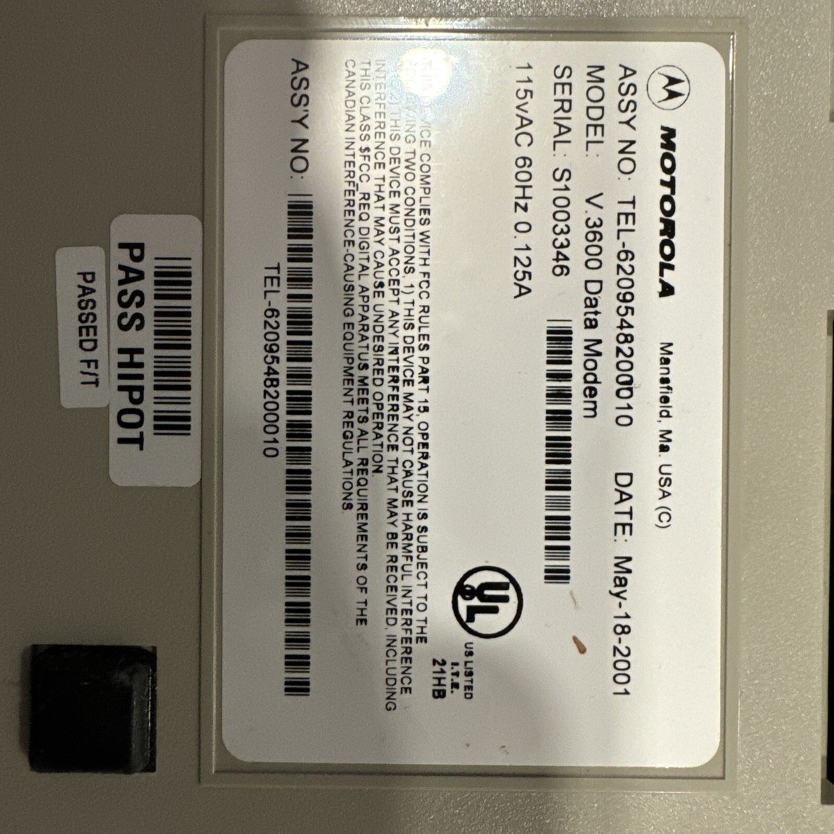 Motorola 3600