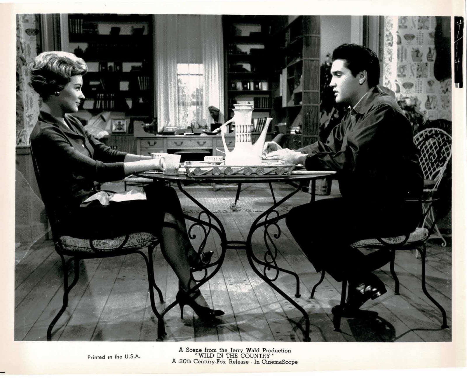 Publicity Photo/Still: ELVIS PRESLEY - WILD IN THE COUNTRY 1961 Teapot ...