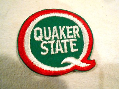 Quaker State Cloth Patch 2 1/2 | eBay