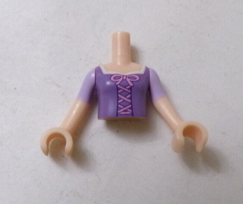Lego x1 Mini Doll Torso, Purple Shirt, Pink Ties, Lt Skin, FTGpb043c01 ...