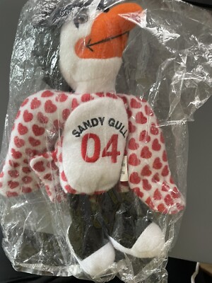 San Diego Gulls AHL Ice Hockey Sandy Gull Mascot Plush Toy Heart ...