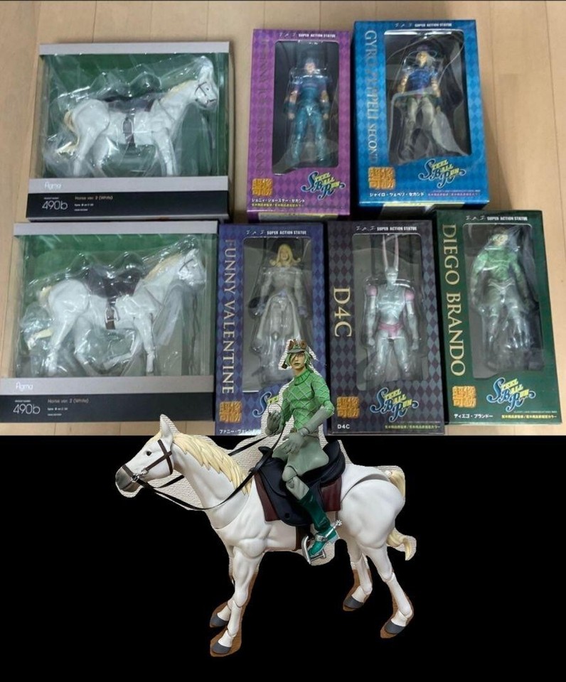 Jojo's Bizarre Adventure Part.7 Steel Ball Run Action Figure Set of 7 ...