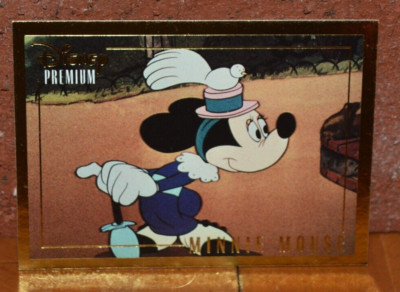 DISNEY PREMIUM TRADING CARD MINNIE MOUSE BUILDING THE NIFTY NINETIES ...