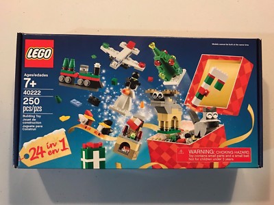 LEGO 40222 Christmas Holiday Advent 24-in-1 set Brand New Sealed 250 ...