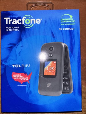 TracFone TCL Flip 2 8GB, Black - Prepaid Flip Phone Brand New | eBay
