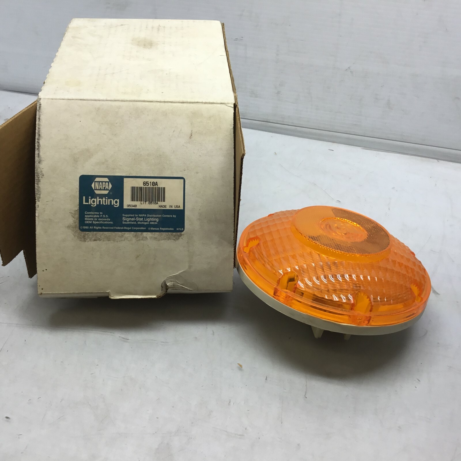 NAPA LIGHTING AMBER LIGHT 12V - NAPA 6510A | eBay