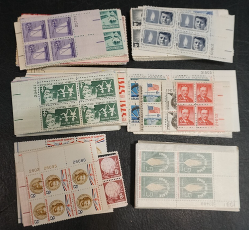 Lot of 375 plate blocks .03c-.08c all different MNH stamps | eBay