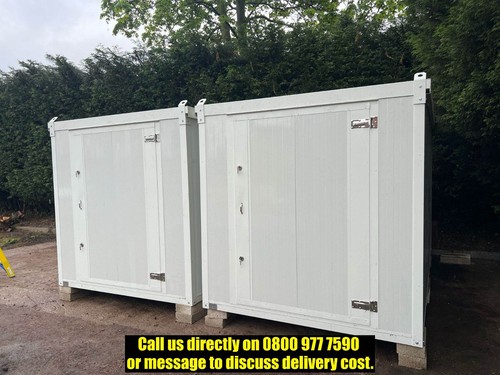 Fully Insulated Flat Pack Storage Container 2m x 4m | eBay UK