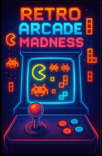 Retro Arcade Madness: Classic Gaming Pop Culture Poster | eBay