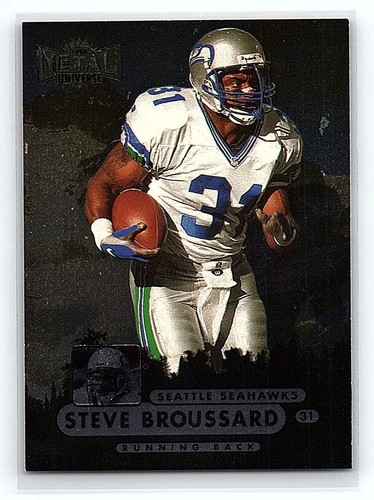 1998 Metal Universe Steve Broussard Seattle Seahawks #151 | eBay