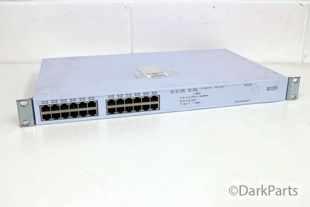 3Com 4400 3C17203 24-port Super Stack 3 Switch With Rack Mount Brackets ...