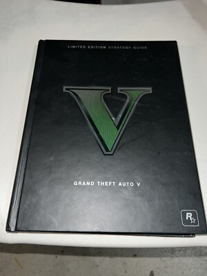 GRAND THEFT AUTO V Limited Edition Hard Cover STRATEGY Guide Book | eBay